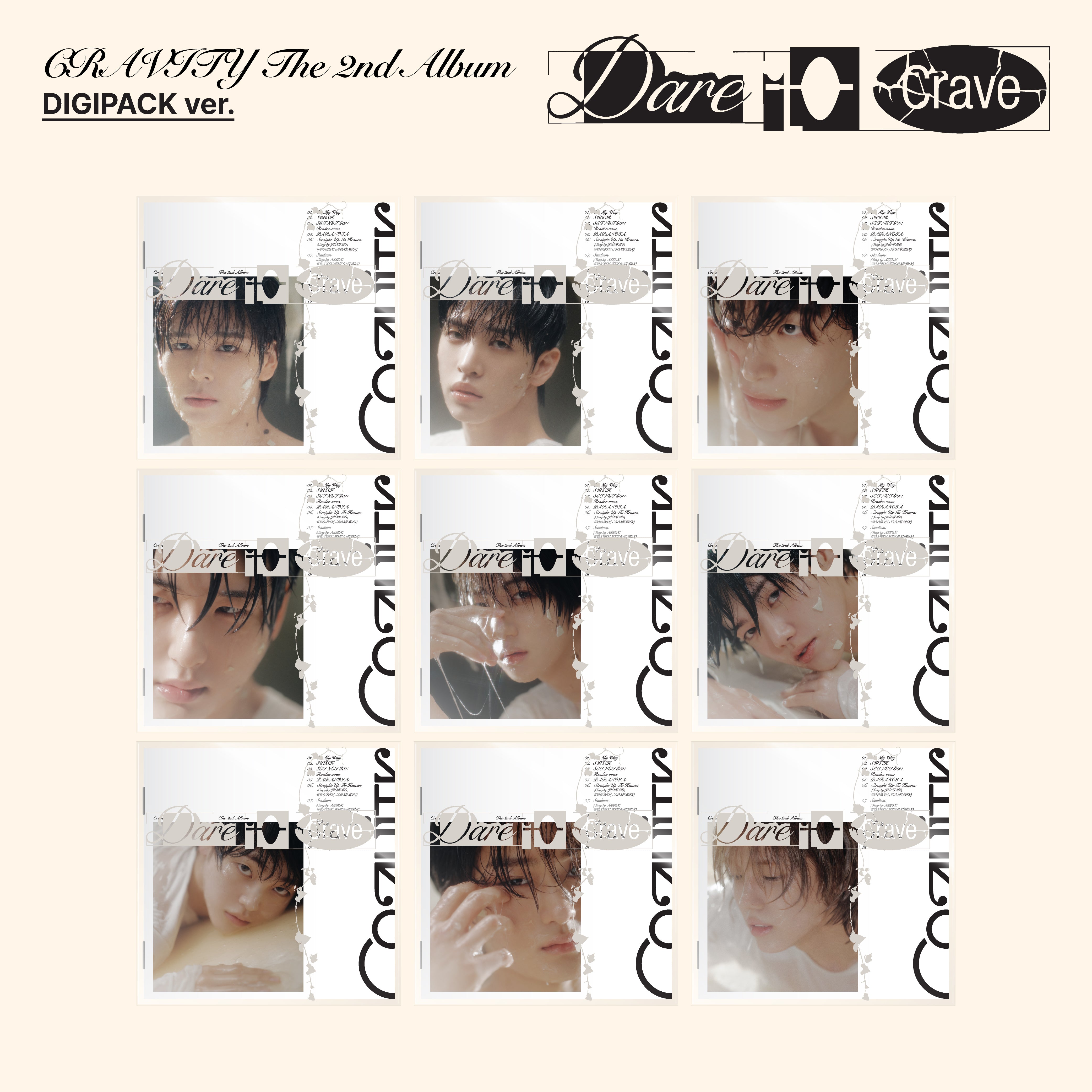 CRAVITY The 2nd Album [Dare to Crave] DIGIPACK ver. (9種セット) – Nemoz Shop Japan